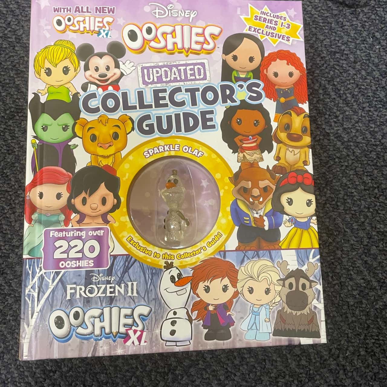 Disney Ooshies Updated Collector's guide with Sparkle Olaf.