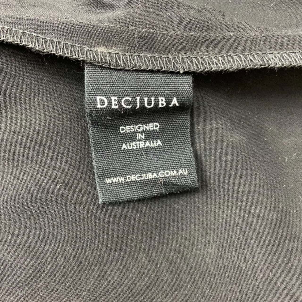 Decjuba Womens Size 10 Top Black (s)