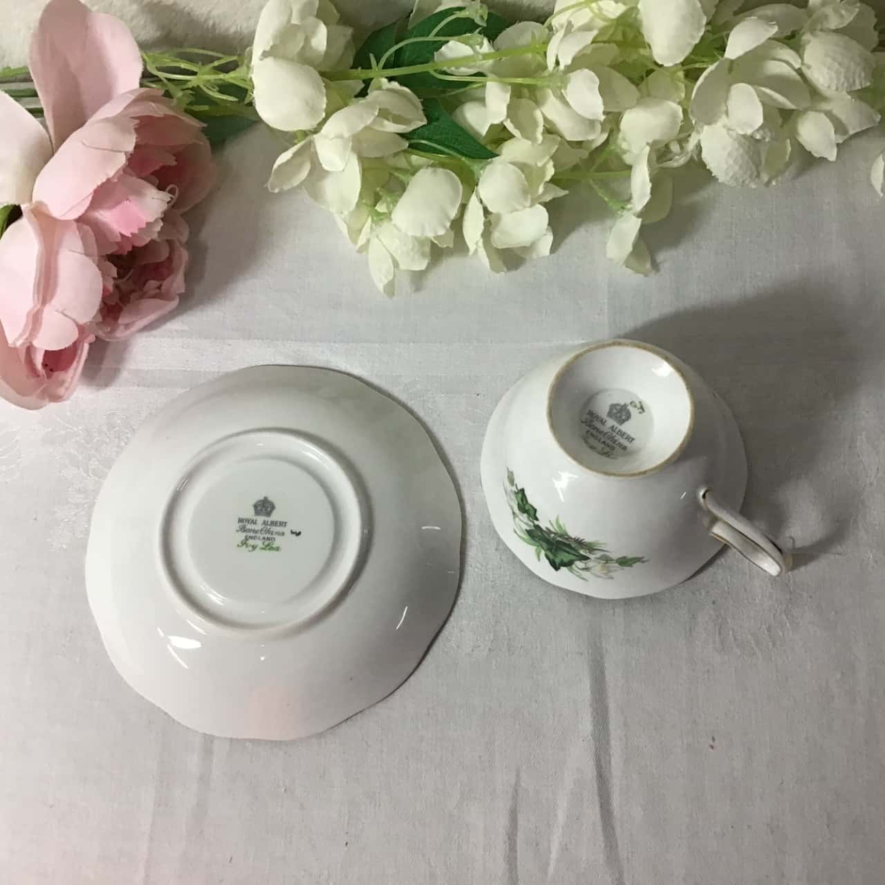 Royal Albert “Ivy Lea” Bone China Cup Saucer and Plate(s)