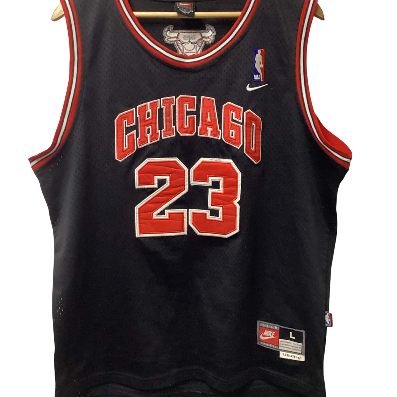Jordan Mens Basketball singlet ,Size L ,Black / Red / White (s)