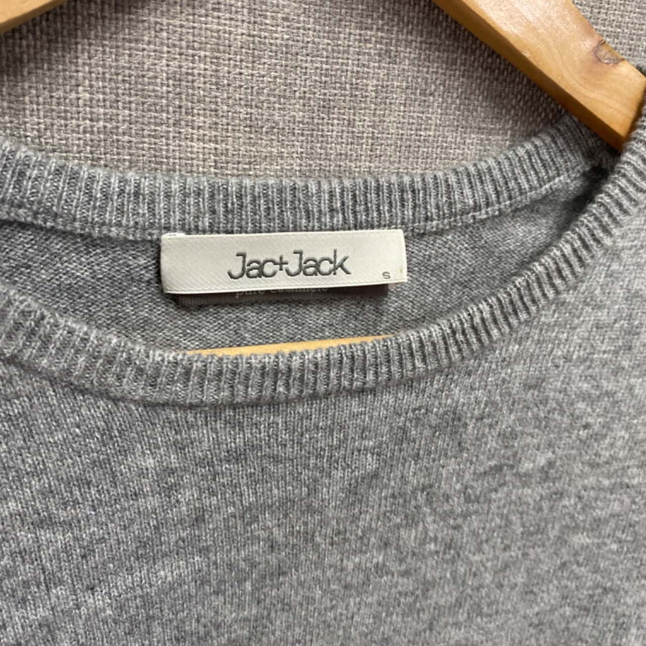 Jac & Jack Womens Size S Grey Cashmere (s)