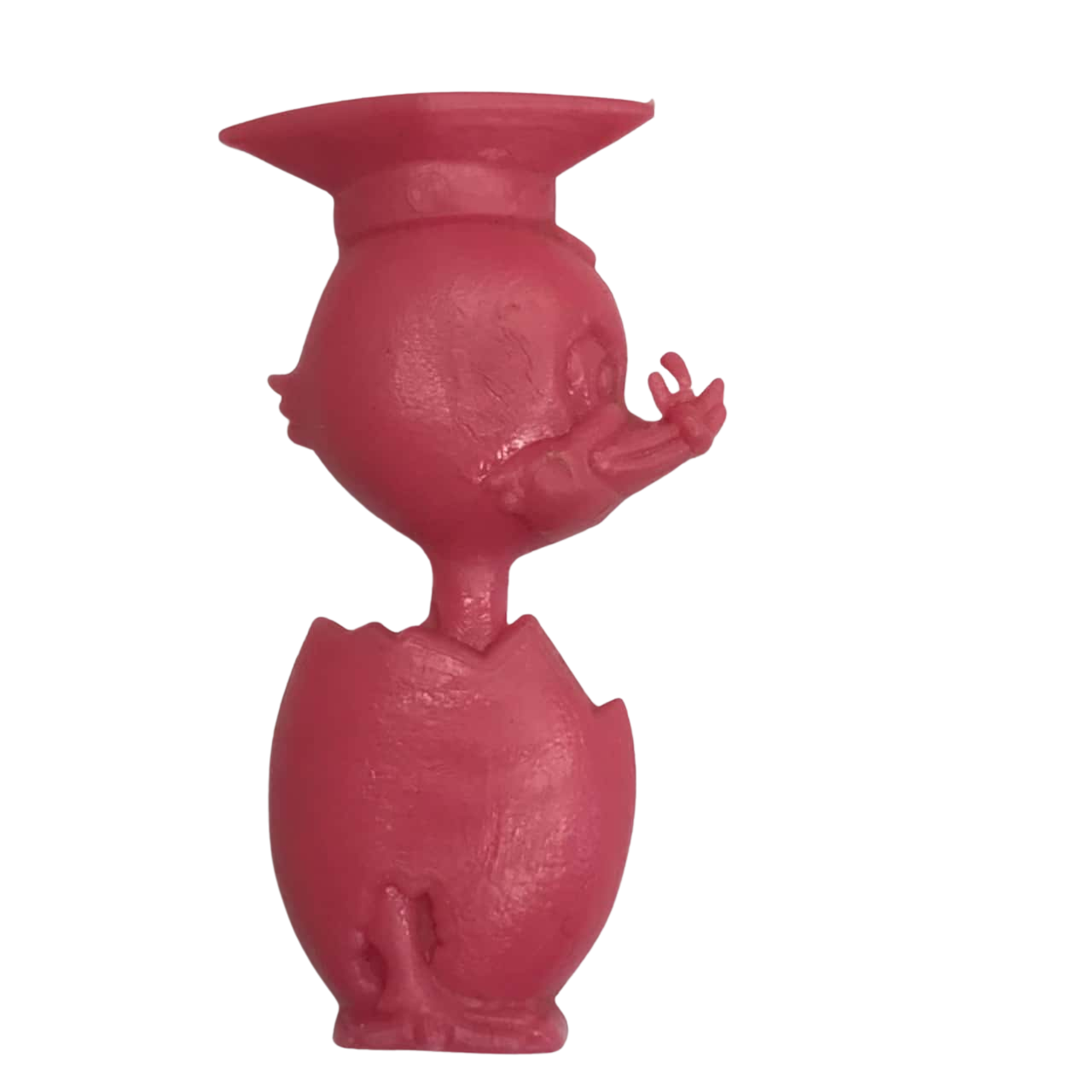 Vintage 1974 Cereal Toy R&L Society Zoo Clever Chick Pink-SE1727291(s)