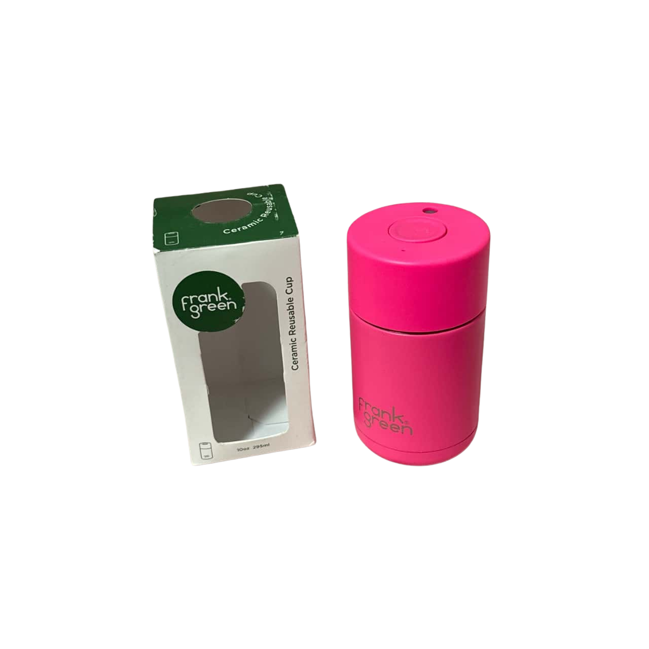 Frank Green Pink Ceramic Reusable Cup - 295ml (s)