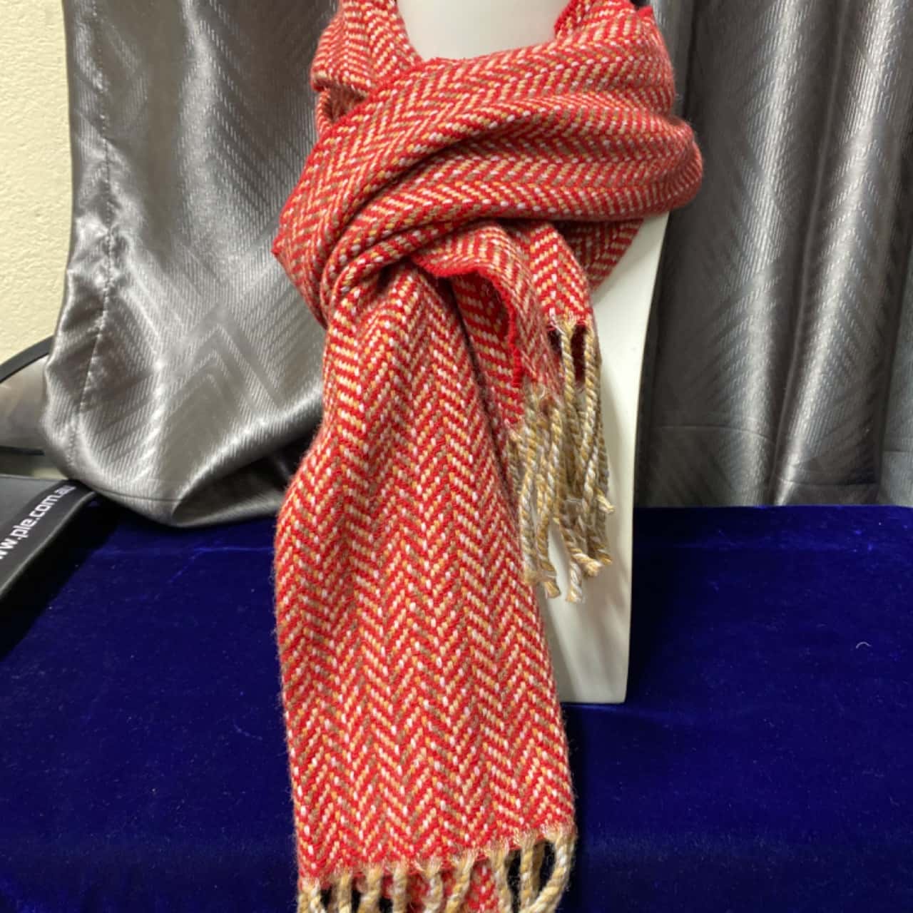 COUNTRY ROAD Women's Red Wool Scarf (s) - Used Very Good | Salvos Stores