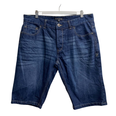 Mens Size 36 Navy Blue Jean Shorts