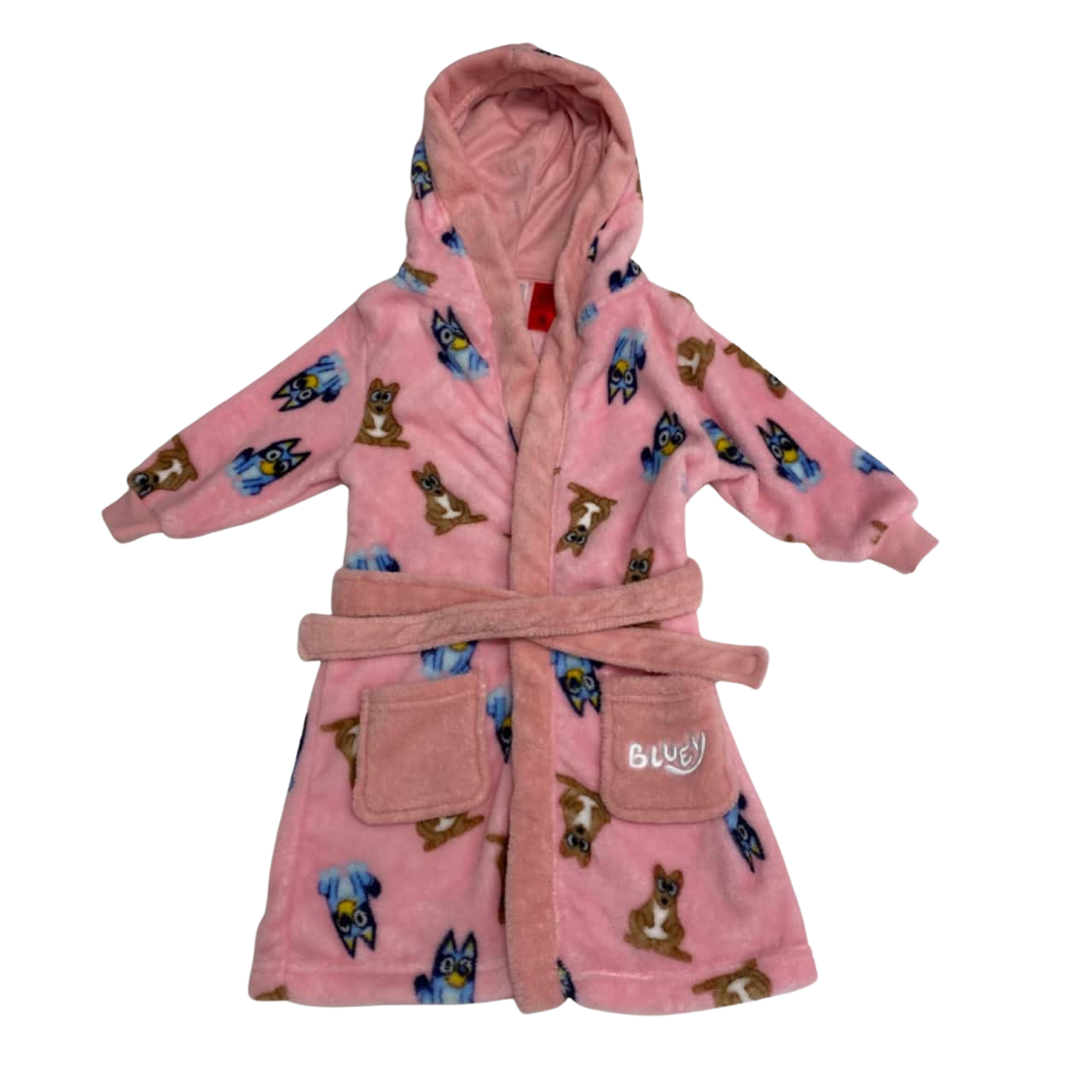 Bluey Kids Size 3 Sleepwear Dressing Gown Pink s 