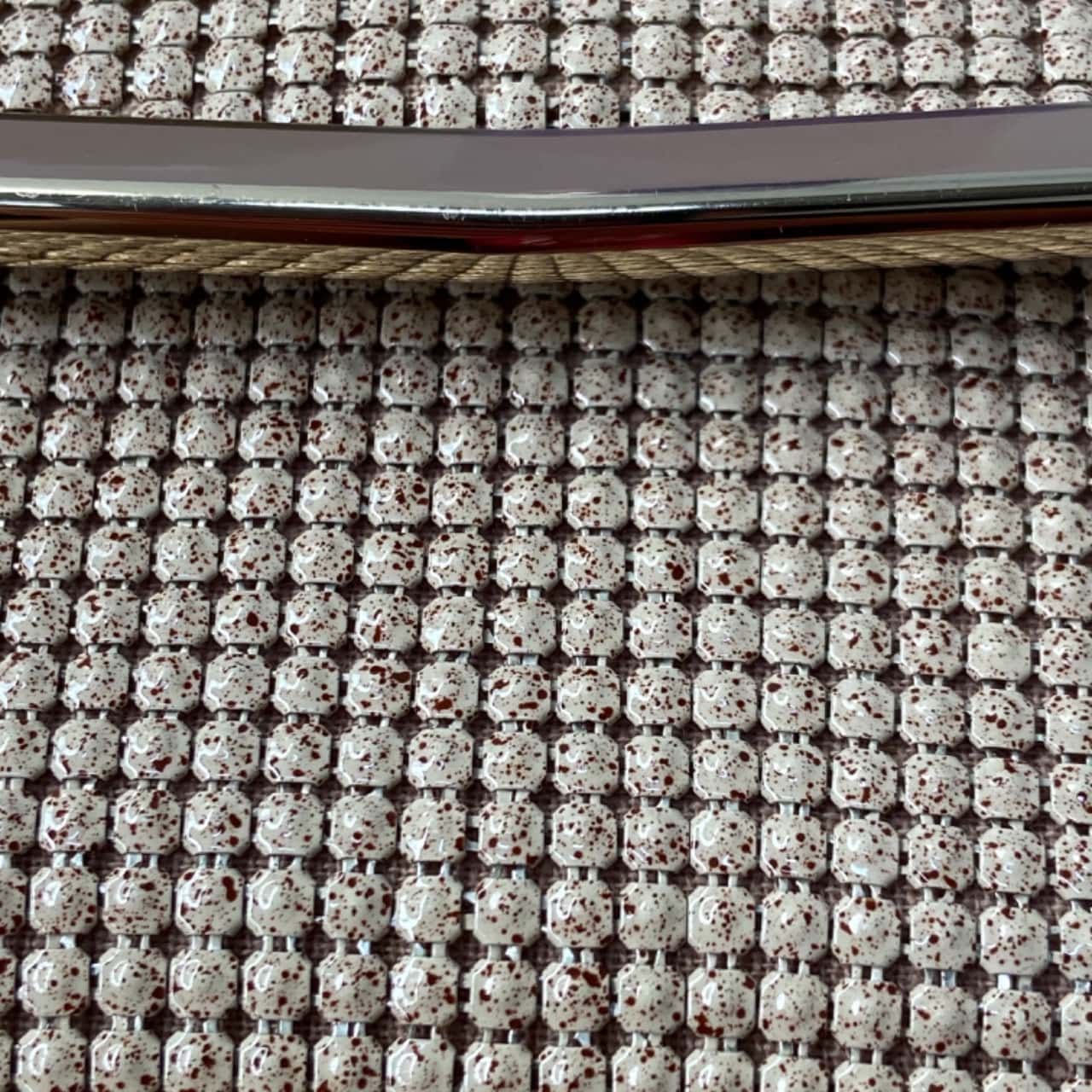 Vintage Glomesh Cream and Gold Clutch