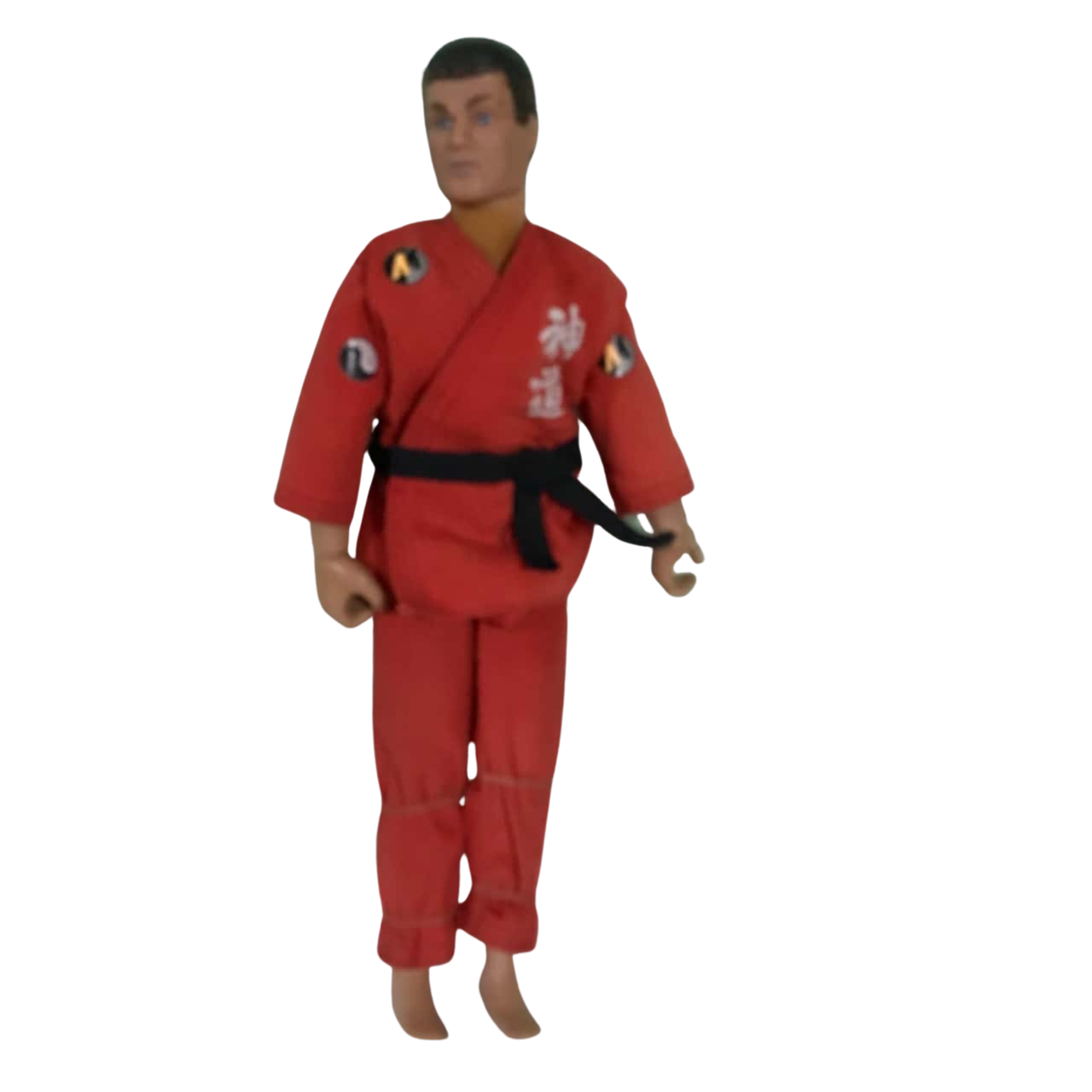 1993 Vintage Action Man Red Ninja Black Belt Jacket & Pants