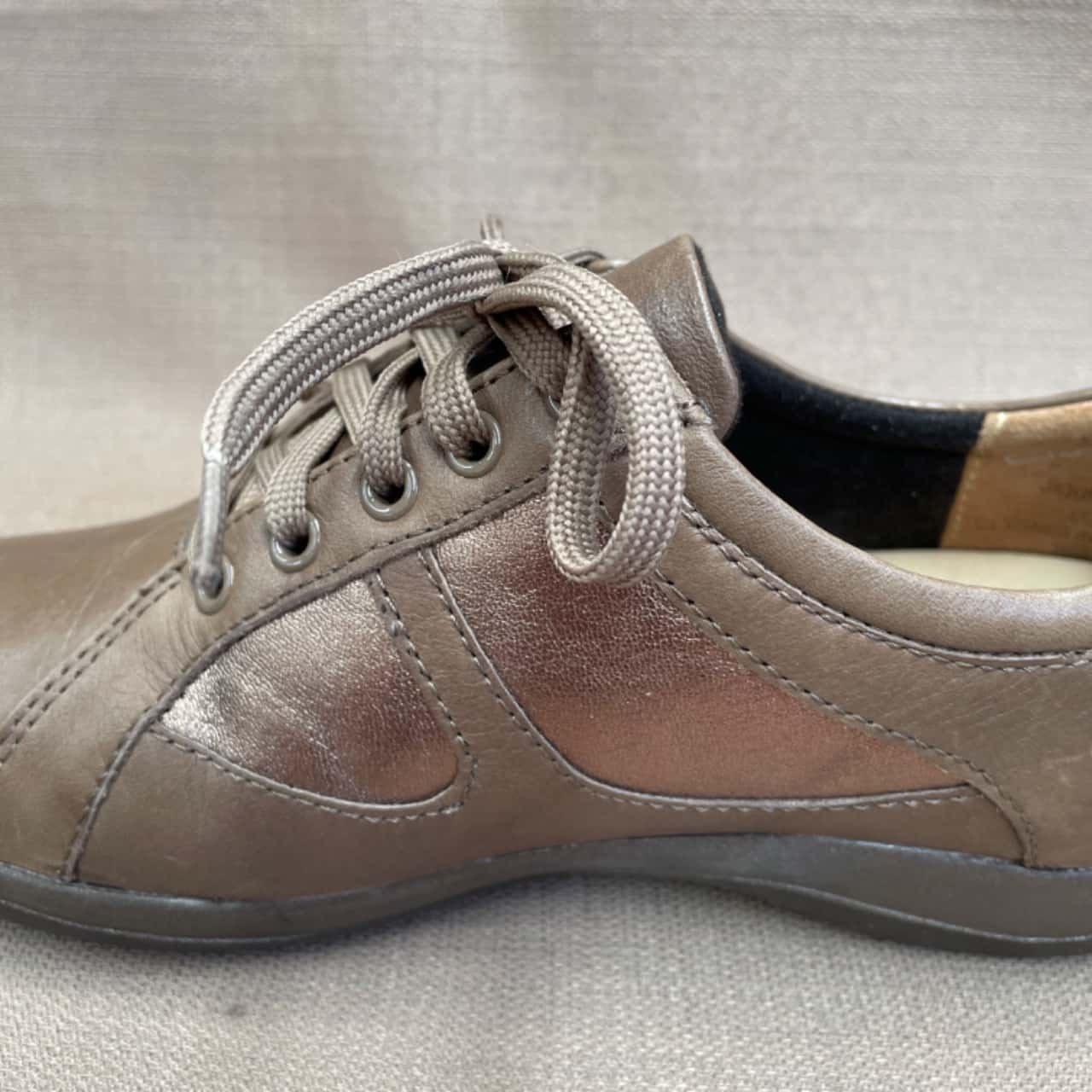 Ziera Women’s Bronze Super Support Laceup Shoes 36FF (s)