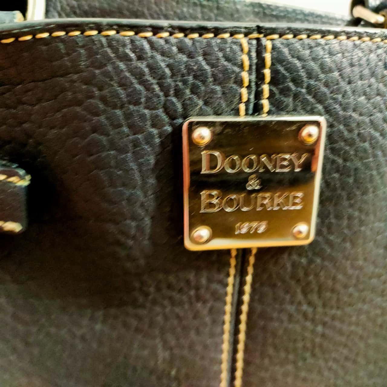 Dooney & Bourke Designer Womens Handbag Black Leather(s)