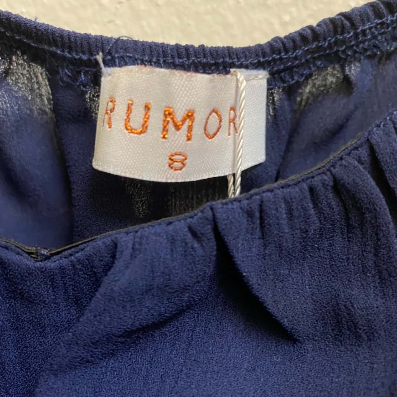 Other Womens Size 8 Navy Blue Top