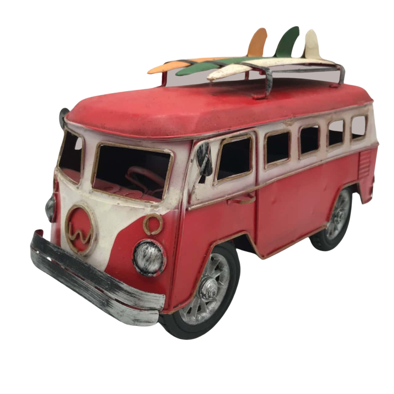 Vintage Style Surfies Combi Van Tin Metal Home Decor Vintage Style Surfies Combi Van Tin Metal Home Decor