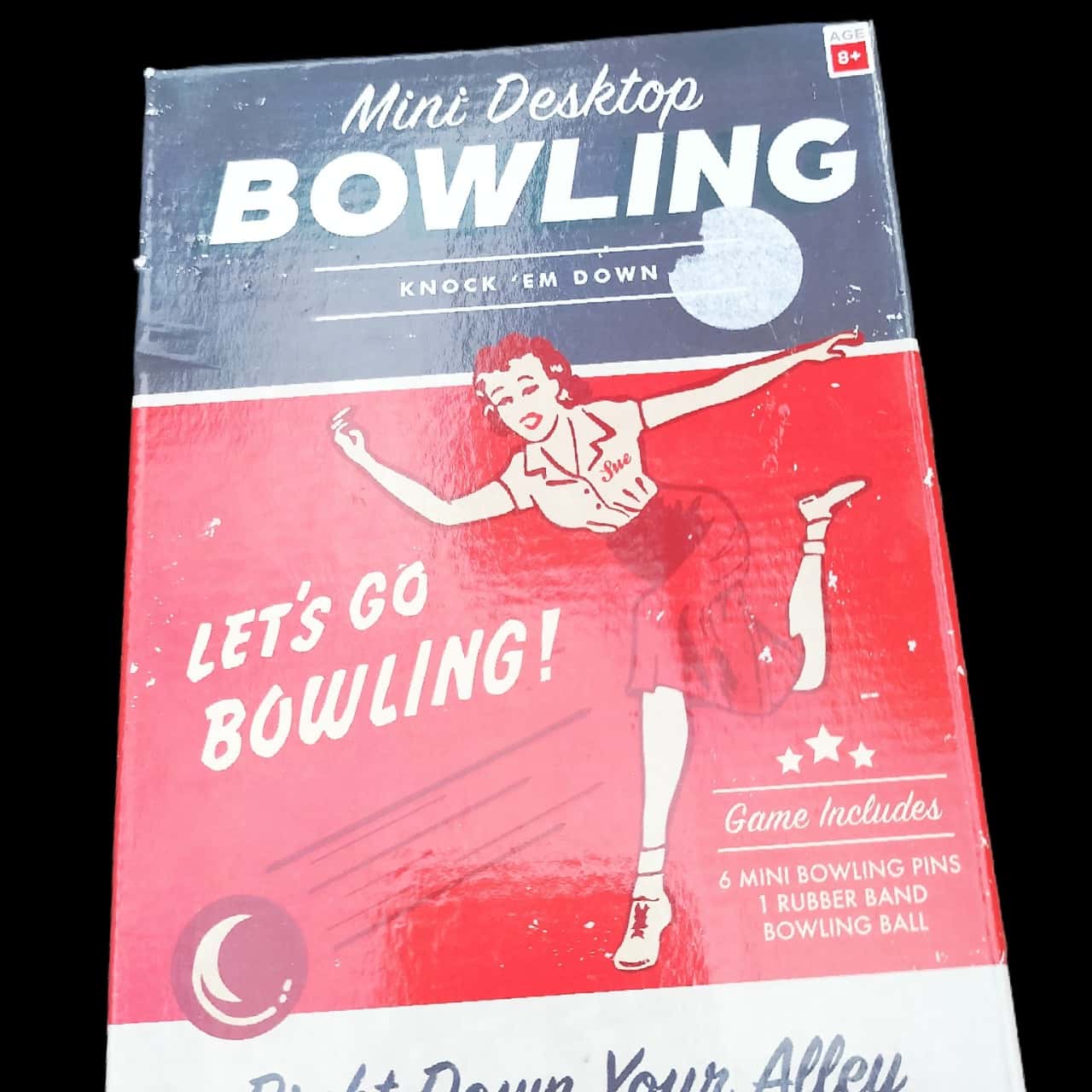 Mini Desktop 'Lets Go Bowling' Game