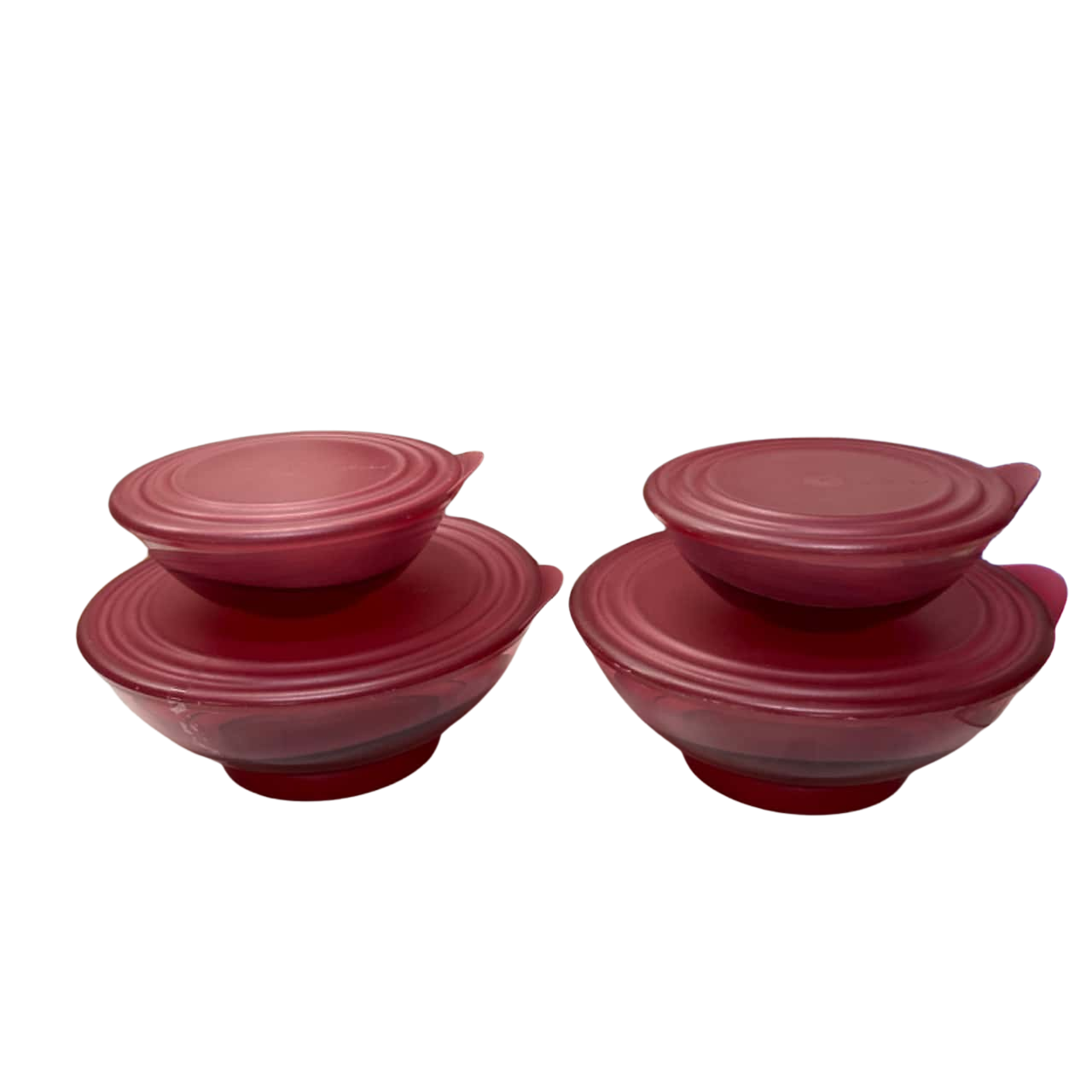 4 x Tupperware Bowls(s) - Used Very Good | Salvos Stores