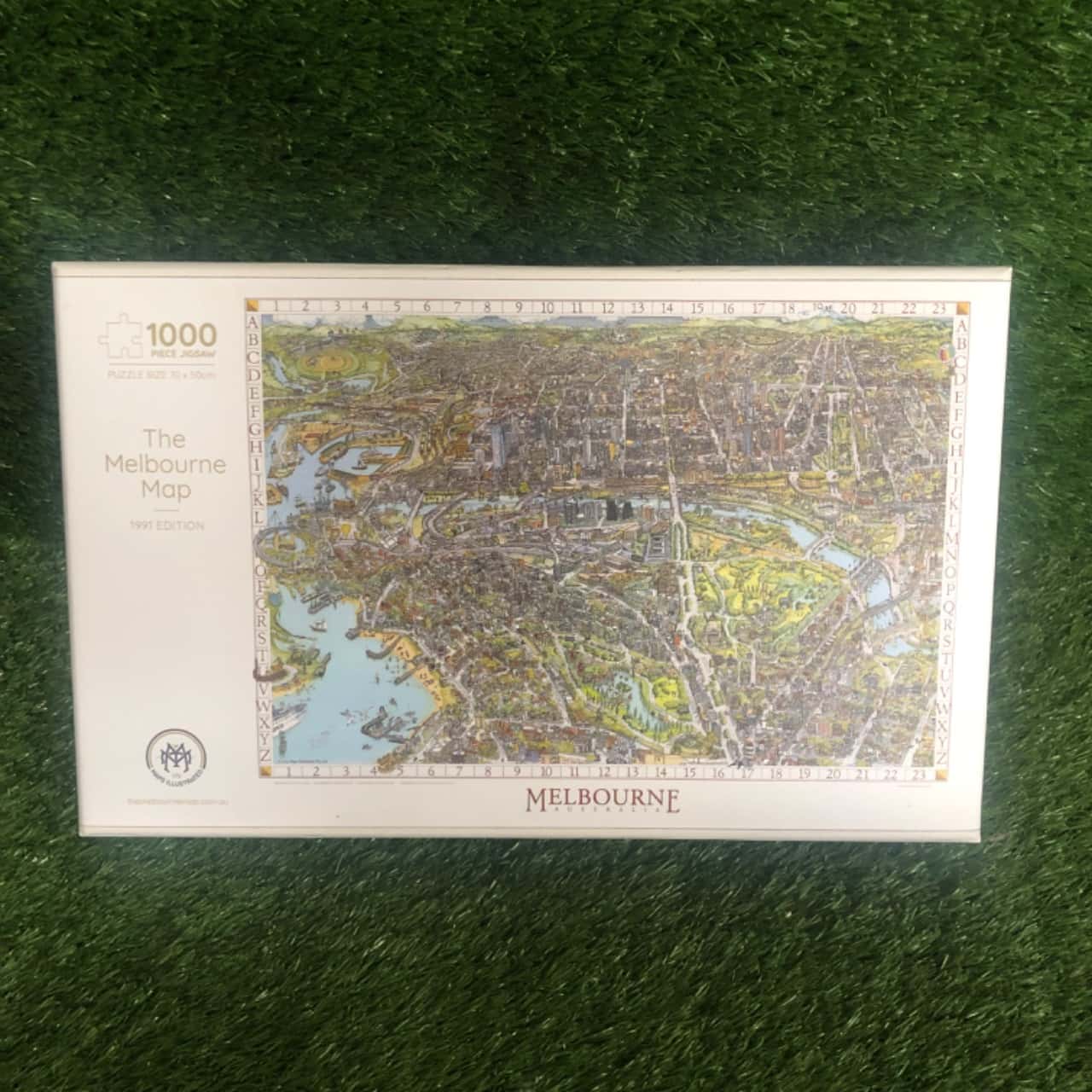 The Melbourne Map 1000 Piece Jigsaw Puzzle