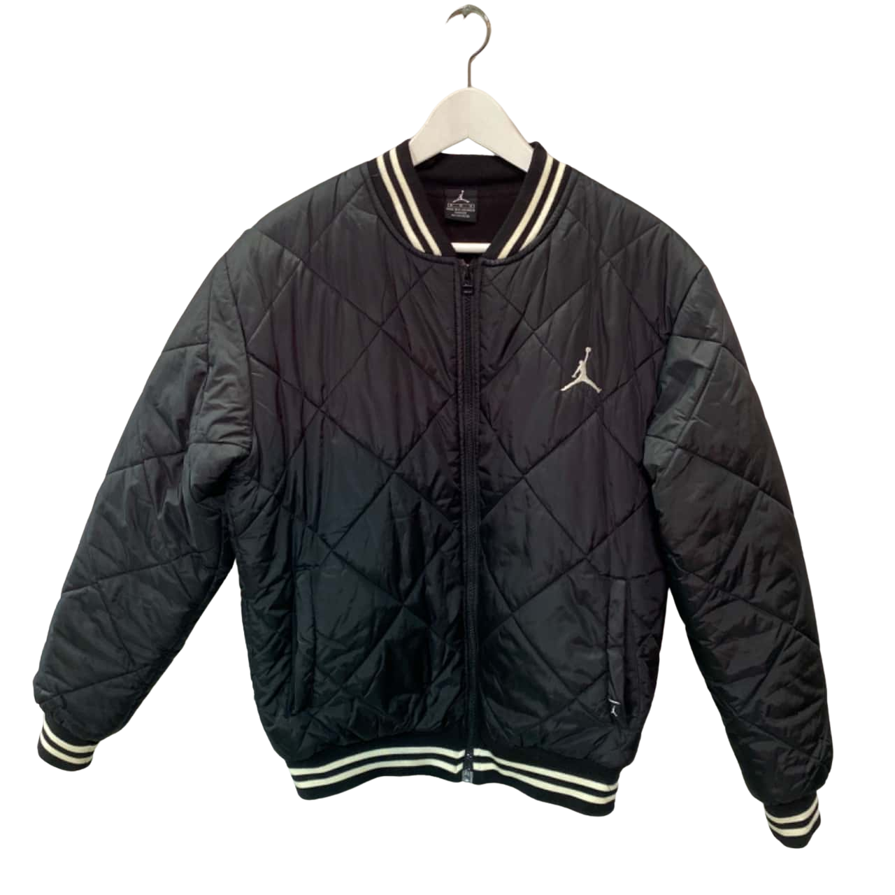 Nike Jordan Men’s Size M Black Quilted Bomber (s)