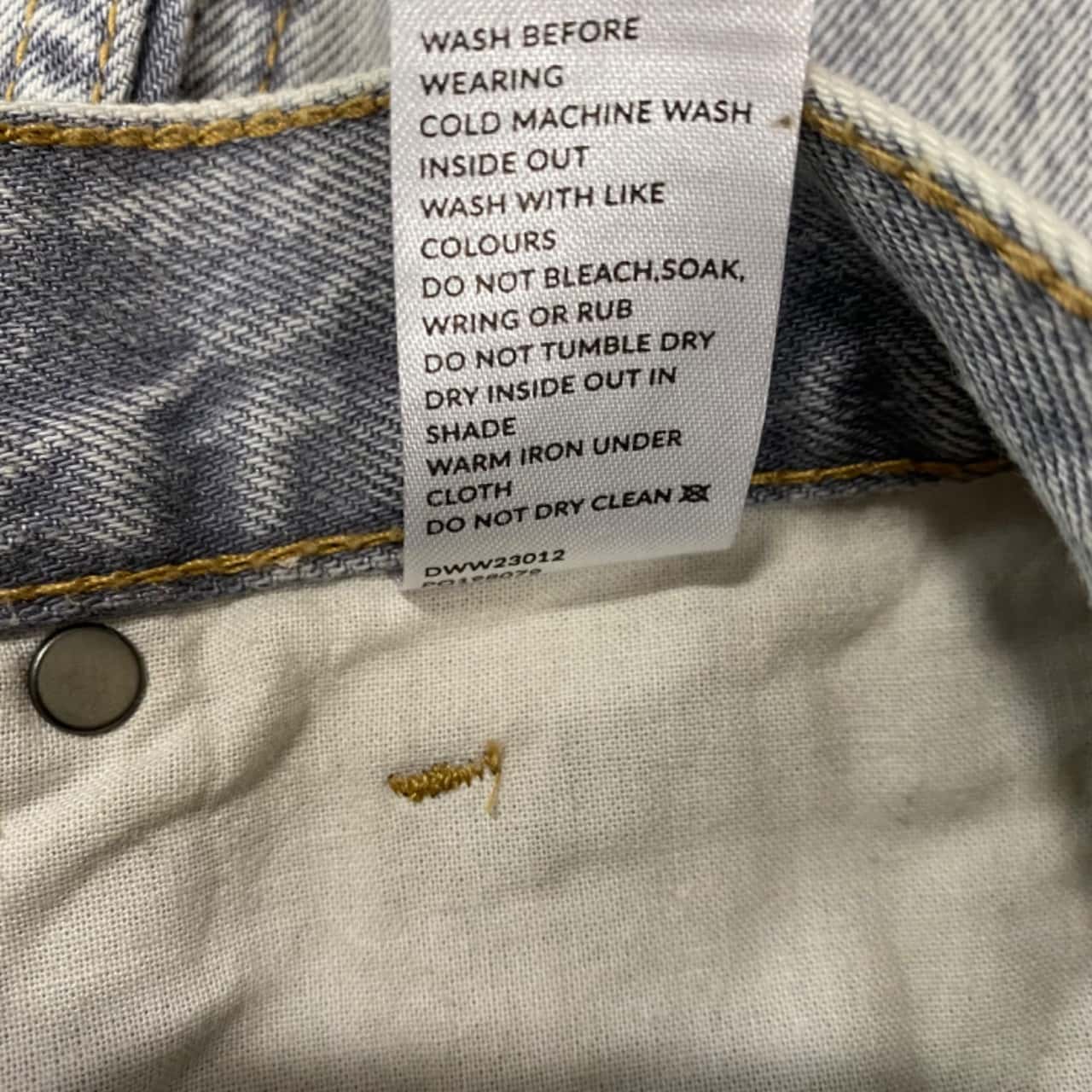 Saba Grey Straight Leg High Rise Jeans Size 30