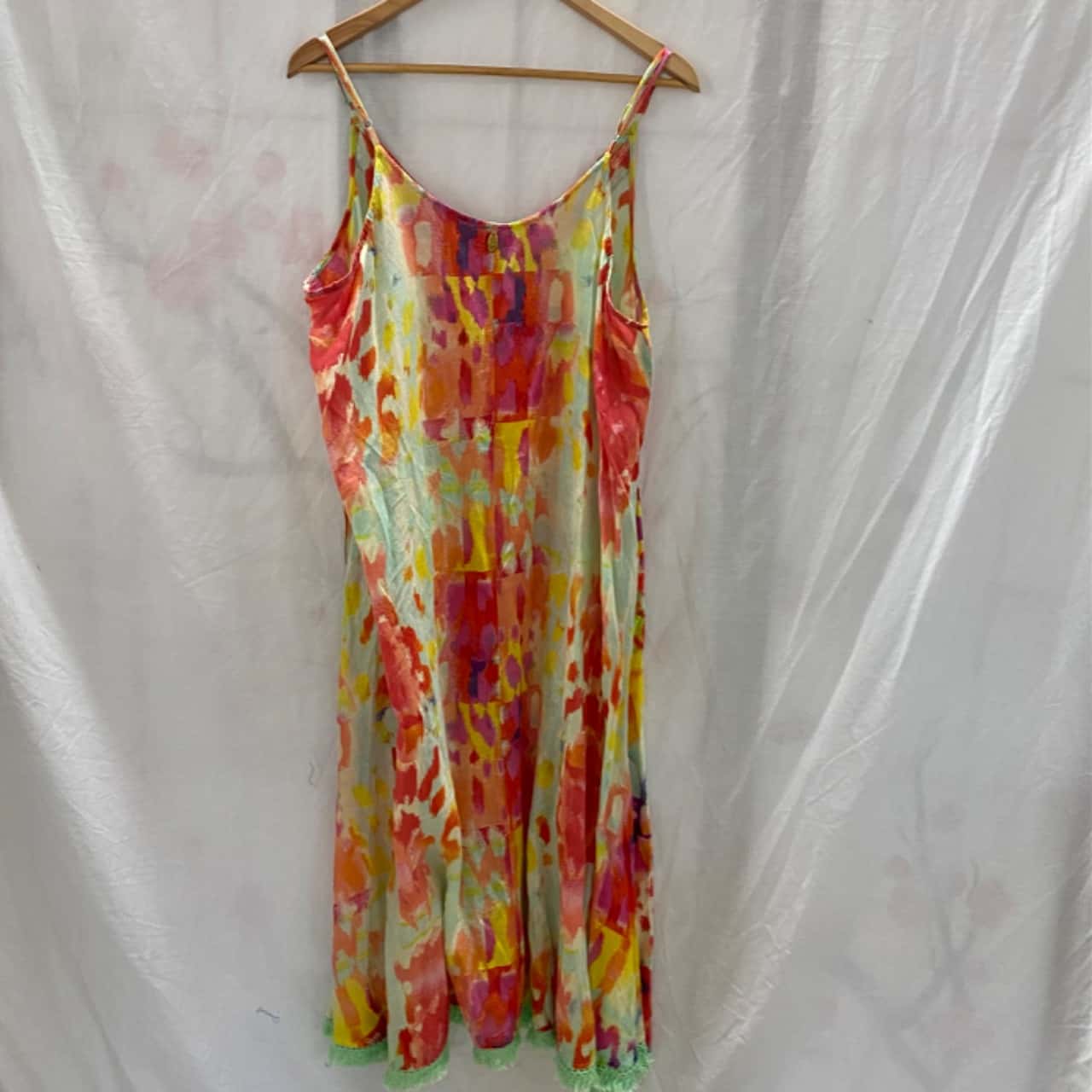 Ruby Yaya Size Xl Cool Shoestring Strap Maxi Dress