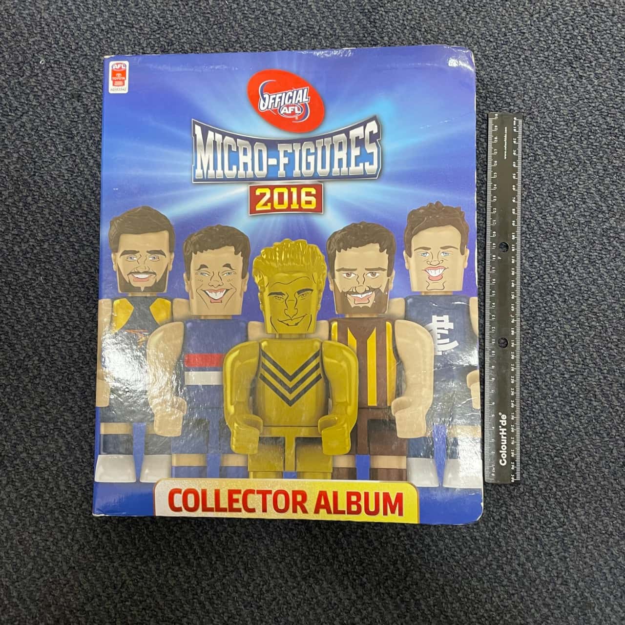 AFL Mini Figures in an Album.(s)