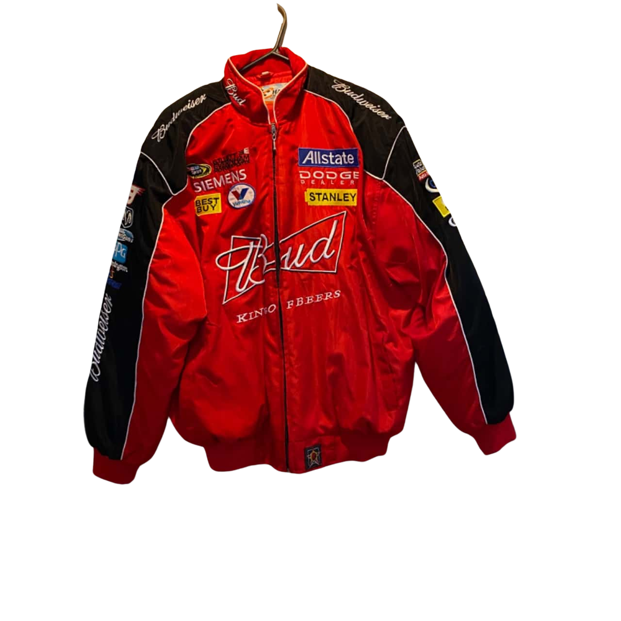 Mens Size L Puffer Black / Red NASCAR Jacket(s)
