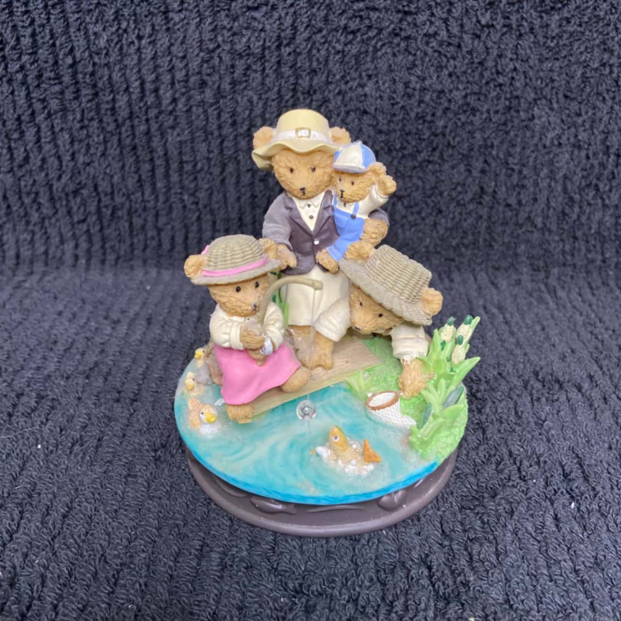 Vintage Avon Beary Bear Collection - Beary Gone Fishing - Boxed(s)