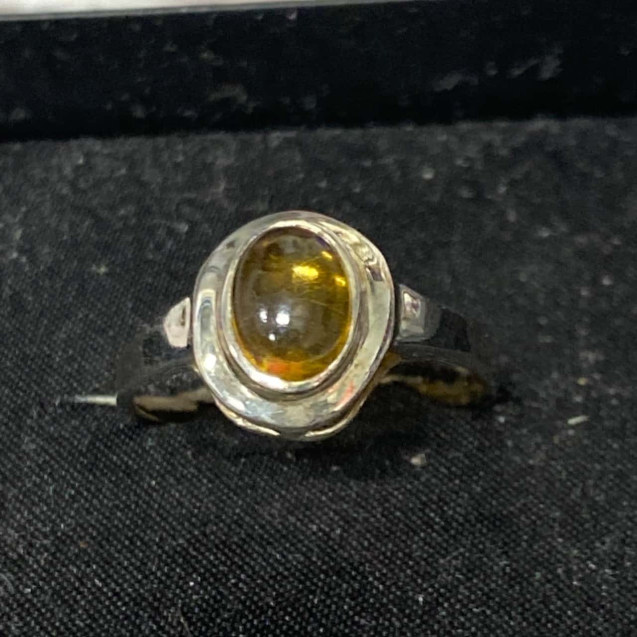 Sterling silver gem set ring (s)