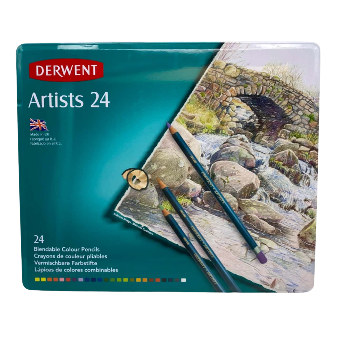 BNWT Derwent Artist Pencils Tin of 24 SEALED Colour Pencils RRP $65