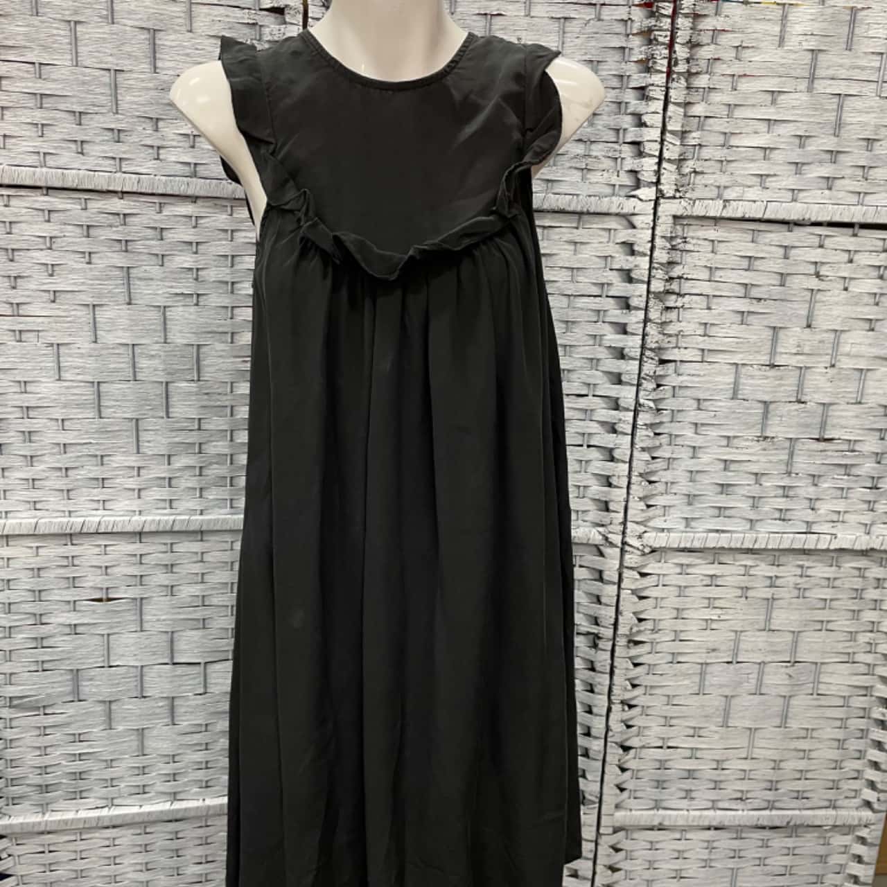 Zimmermann Womens Size 1 Silk Sleeveless Dress Black (s)