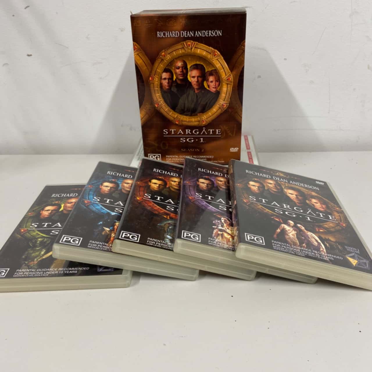 Stargate SG1 Seasons 1, 2, and 3 DVDs