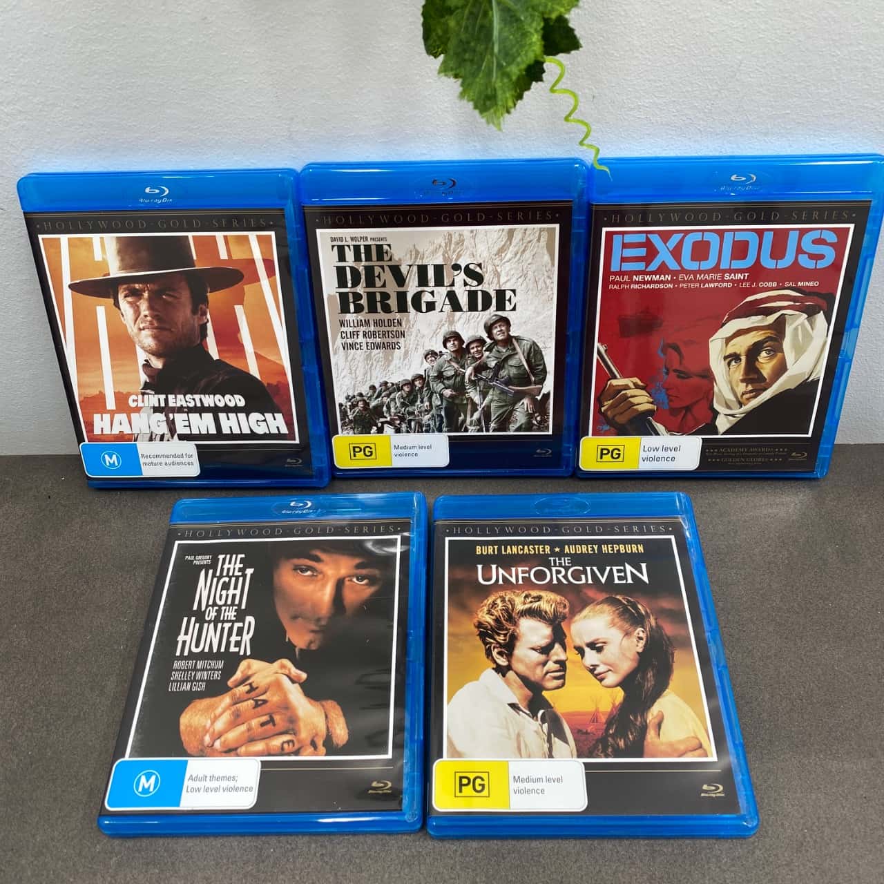 Hollywood Gold Series 5 x DVDs Bundle Blu-Ray