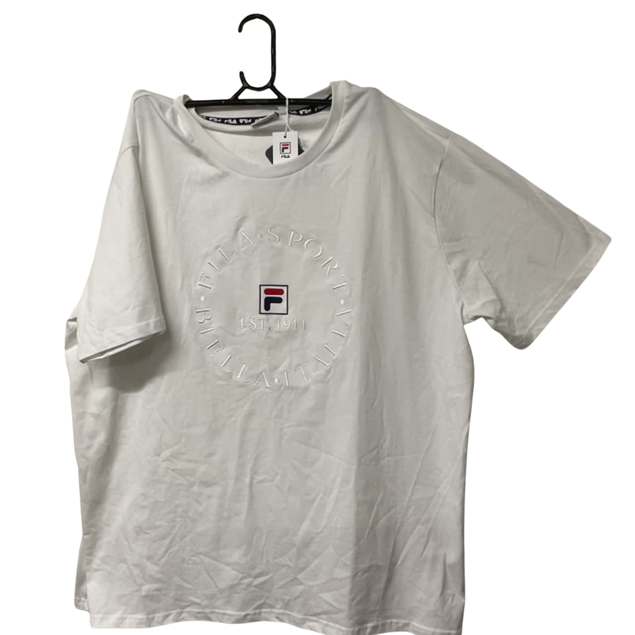 Men’s Fila Size XXXXXL White Tshirt. Nwt. (s)
