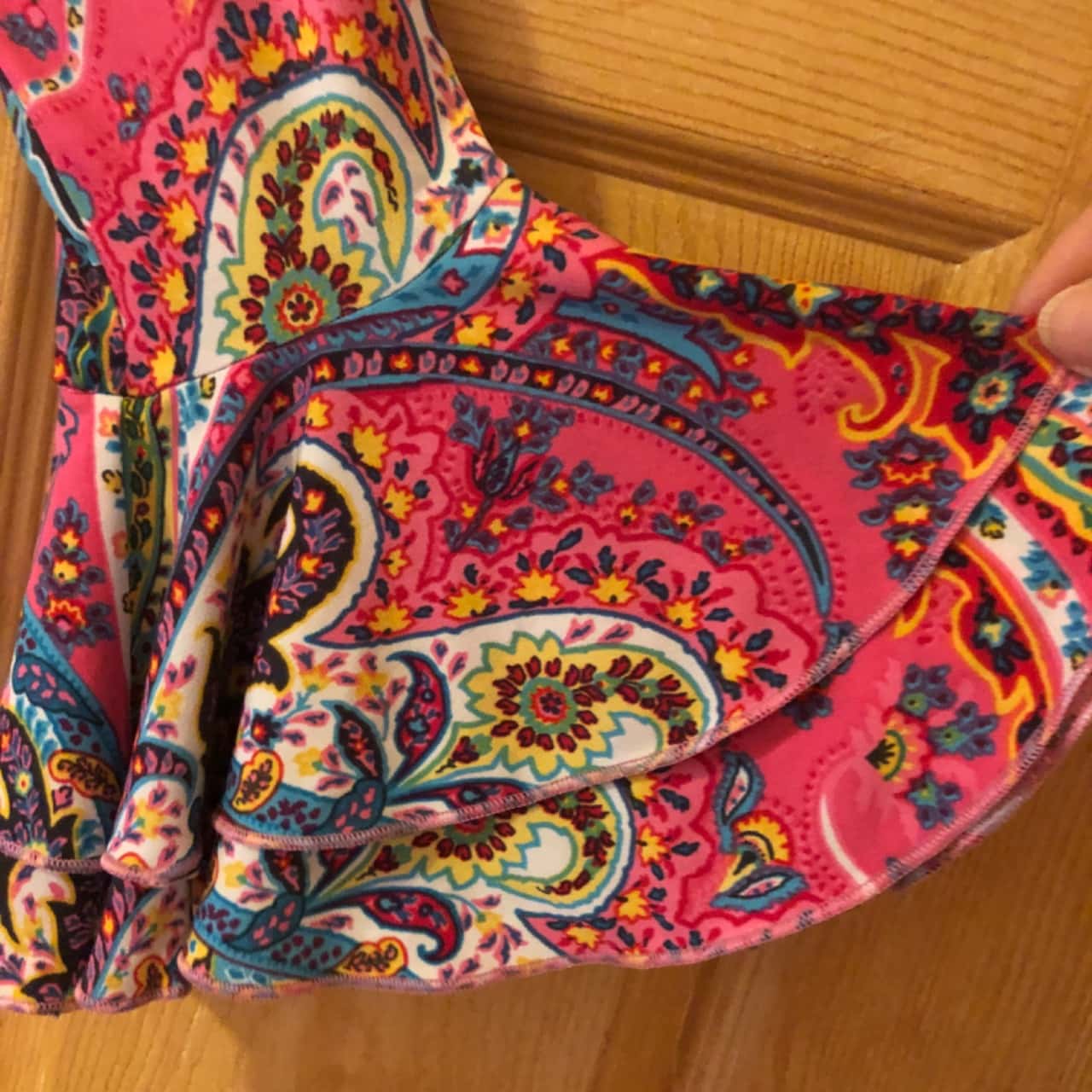 Sandra Soulos Size 10 Multicoloured Paisley Dress