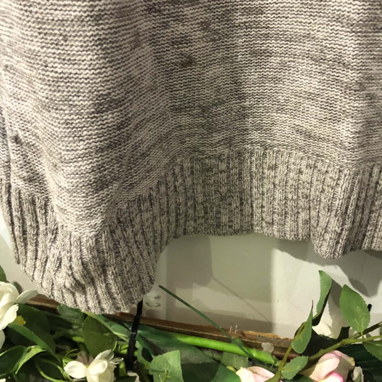 Gorman Size 8 Grey Linen blend jumper