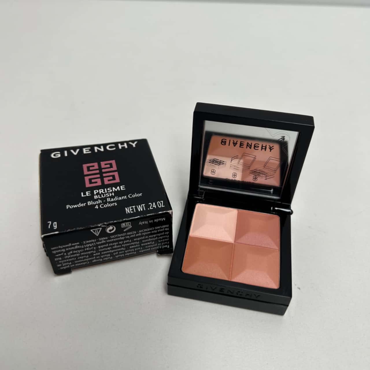 NEW - Givenchy Le Prisme Blush 4 Colors 23 Aficionado Peach(s)