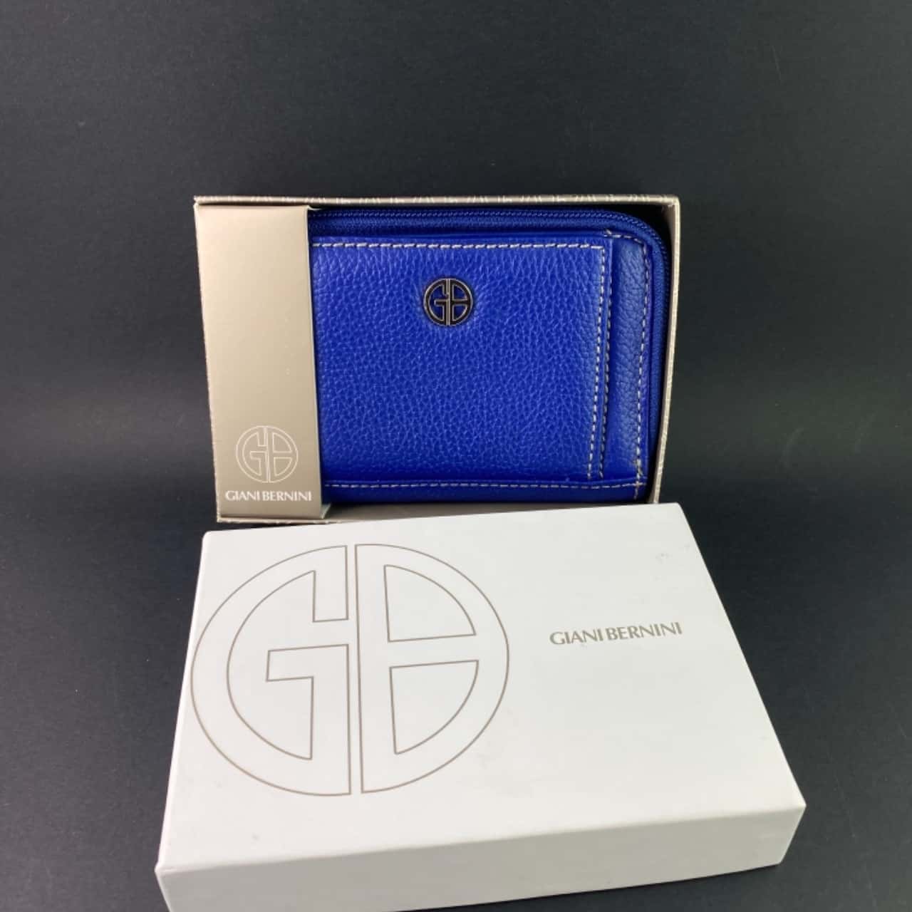 Giani Bernini blue tri fold wallet (s)