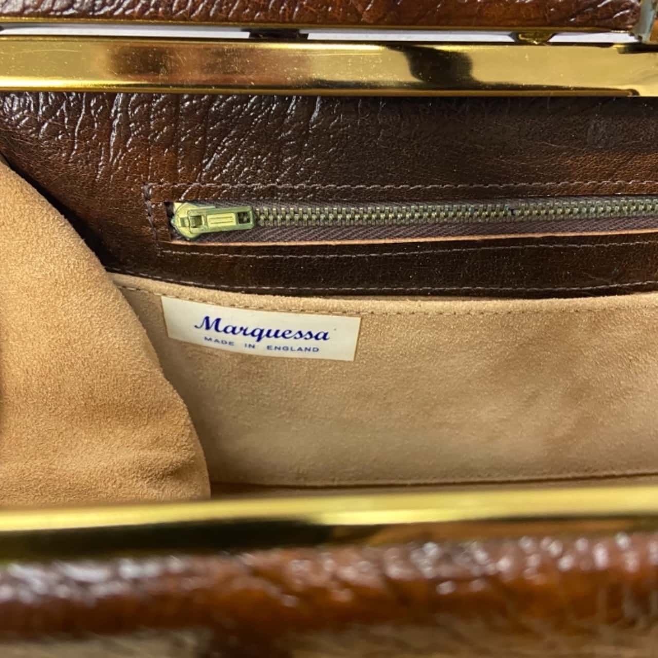 Vintage Marquessa 50s/60s Style Twin Handled Leather/Suede Bag(s ...