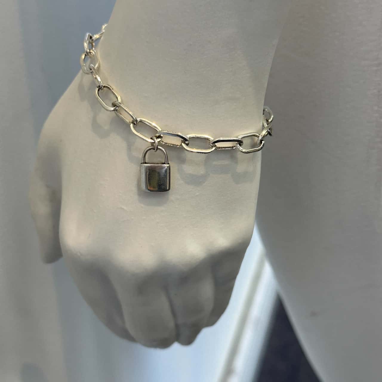 Women's 925 Hallmark Chain Bracelet Silver (s)