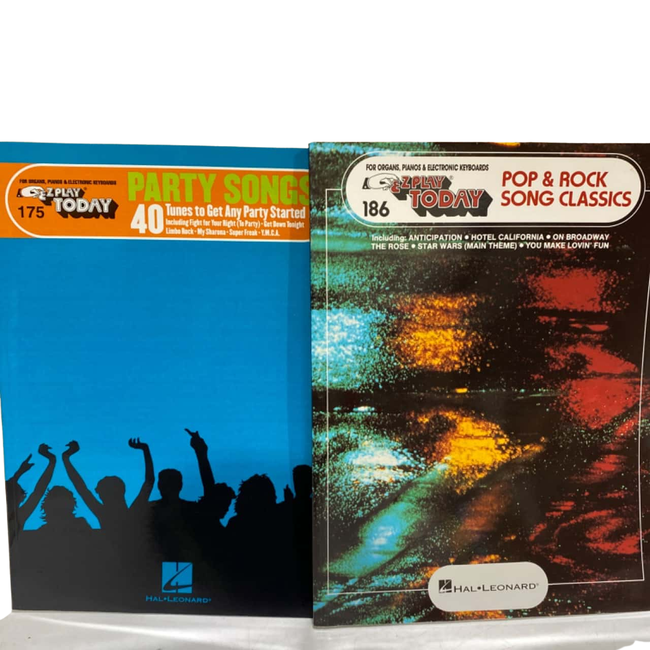 Set of 2 songbook for piano keyboard and organs