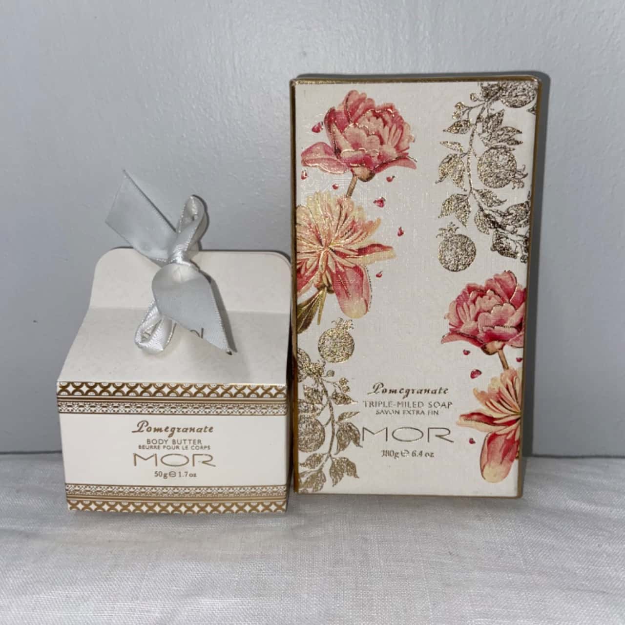 MOR Soap and Body Butter Set Pomegranate (s)