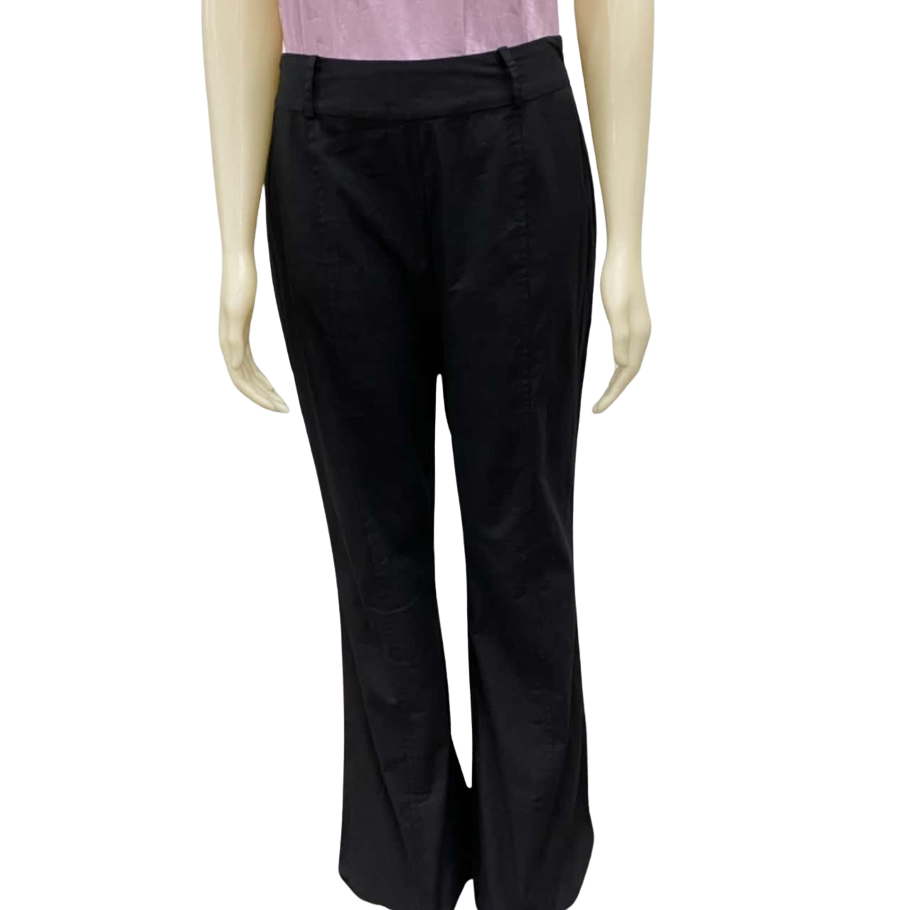 Showpo Womens Size 14 Flared Black (s)