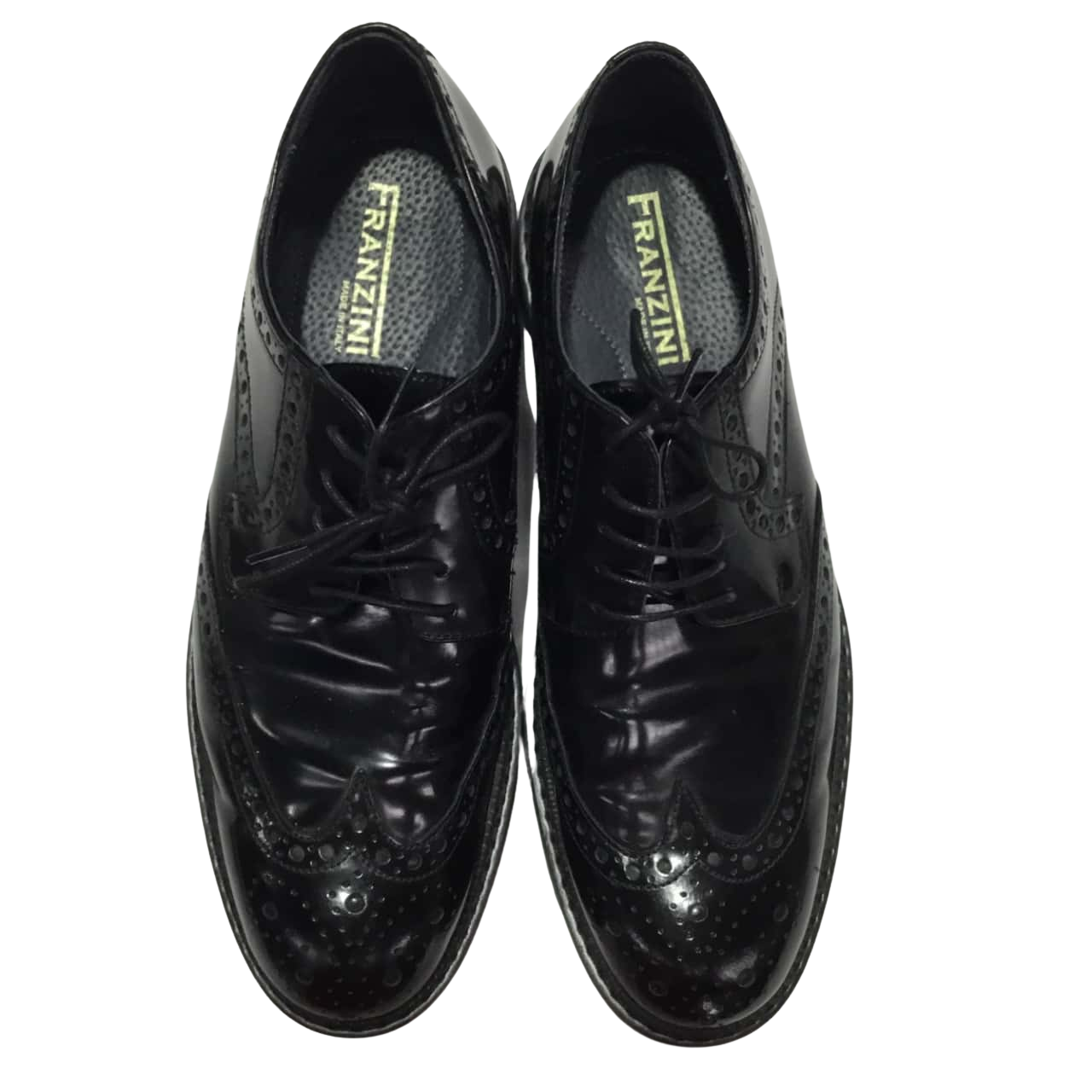 As new Franzini Men’s Italian brogue loafers size 43(s)