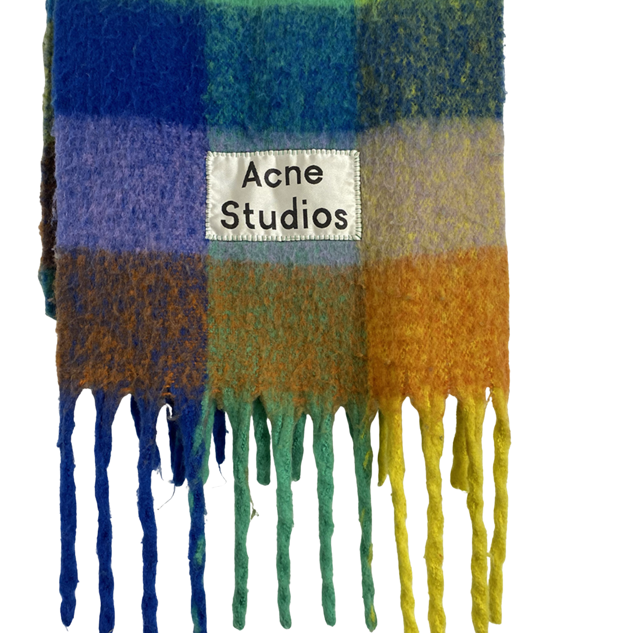 Acne Studios Multicoloured checked scarf