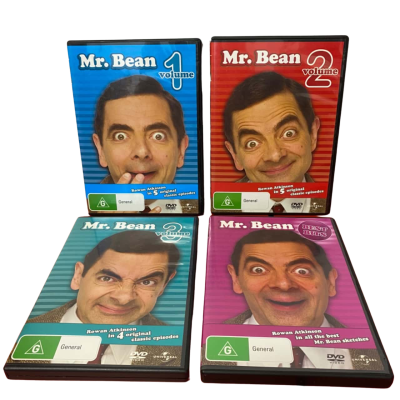 Mr Bean 1,2,3 And Best Bits Regions 2 + 4 Pal
