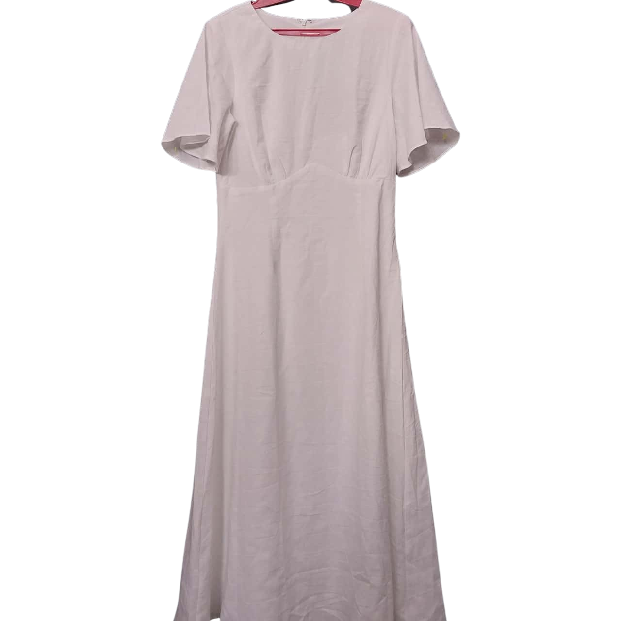 Calli - ladies Short Sleeve Dress,size 10, White, new with tag. (s)