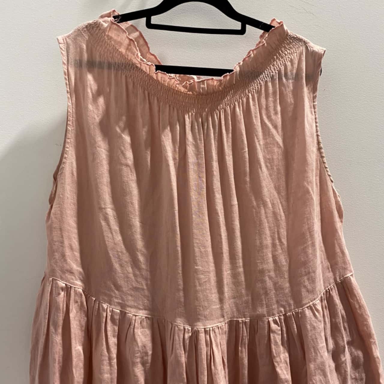 Annette Daley Womens One Size Pink Short Sleeve Dress (s)