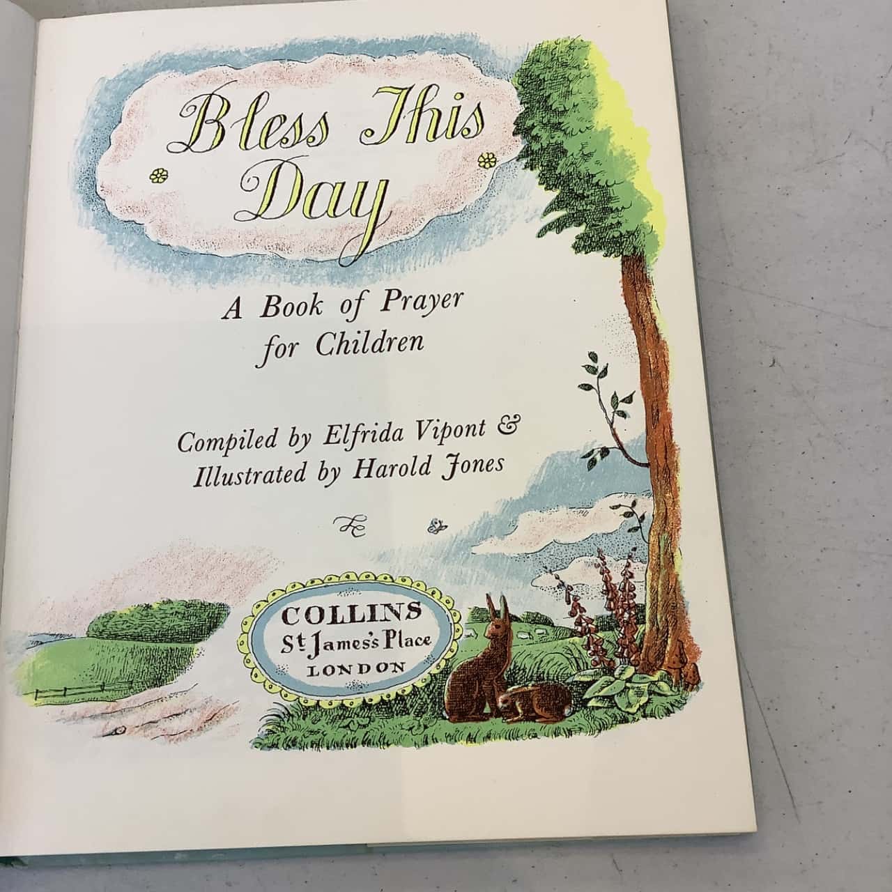 Vintage Bless This Day Illustrated Prayer Book for Children 1958 by ...