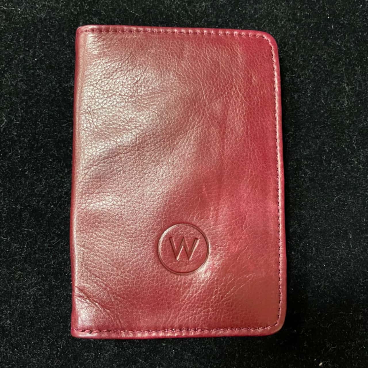 Wanderers Burgundy Leather Passport Wallet(s)