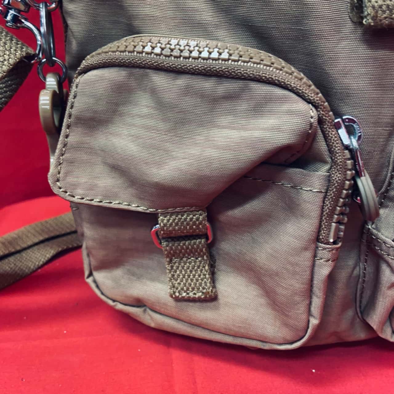 Kipling Unisex Basic Plus Firefly Backpack / Cross Body Bag Dazz Tobacco(s)