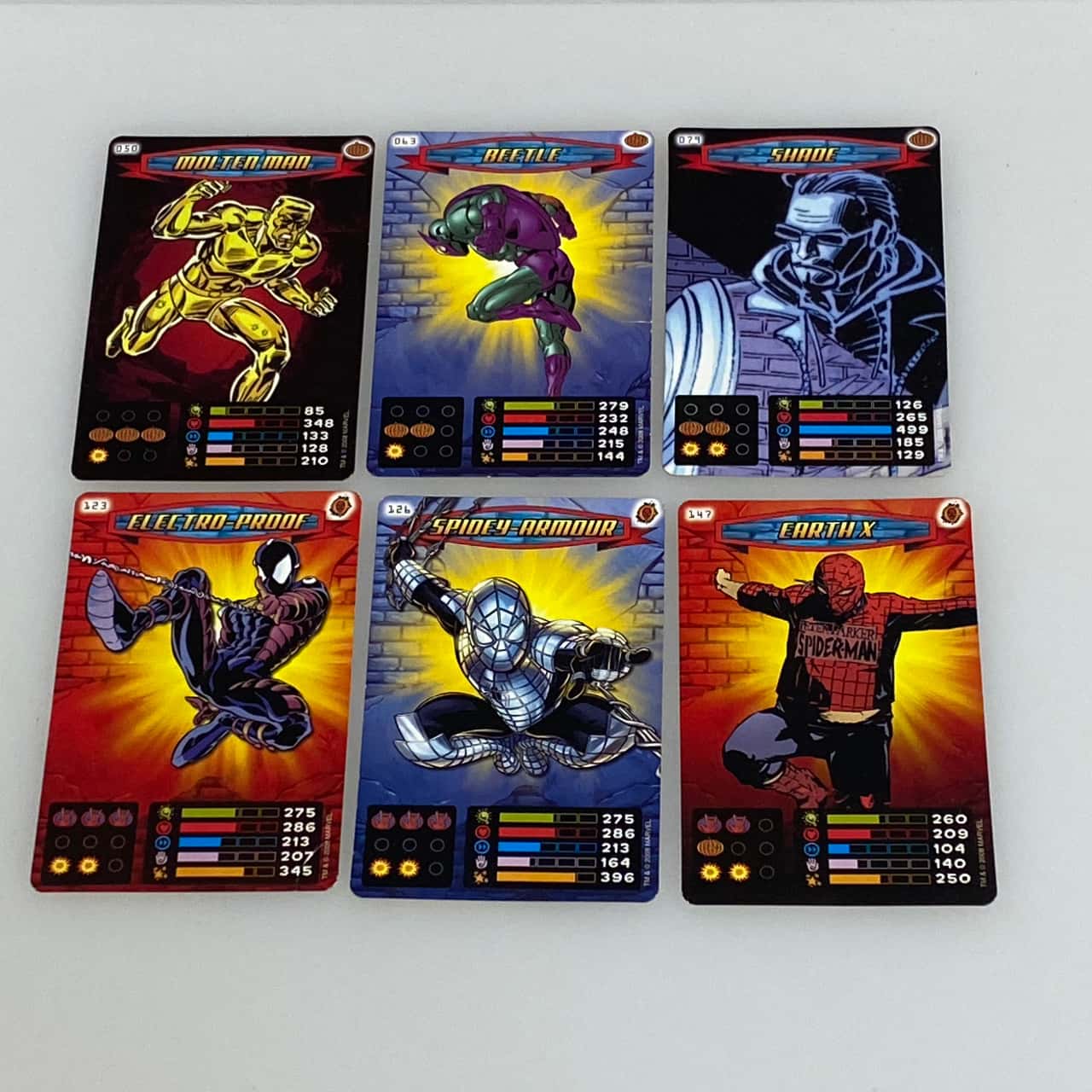 Marvel Trivia Game Cards & Marvel Cards