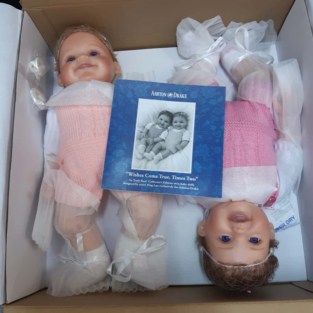 The Ashton - Drake Galleries "Wishes come true times two"